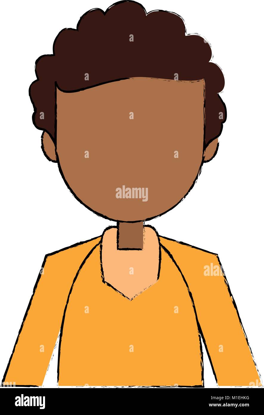 Boy kid cartoon faceless Stock Vector Image & Art - Alamy