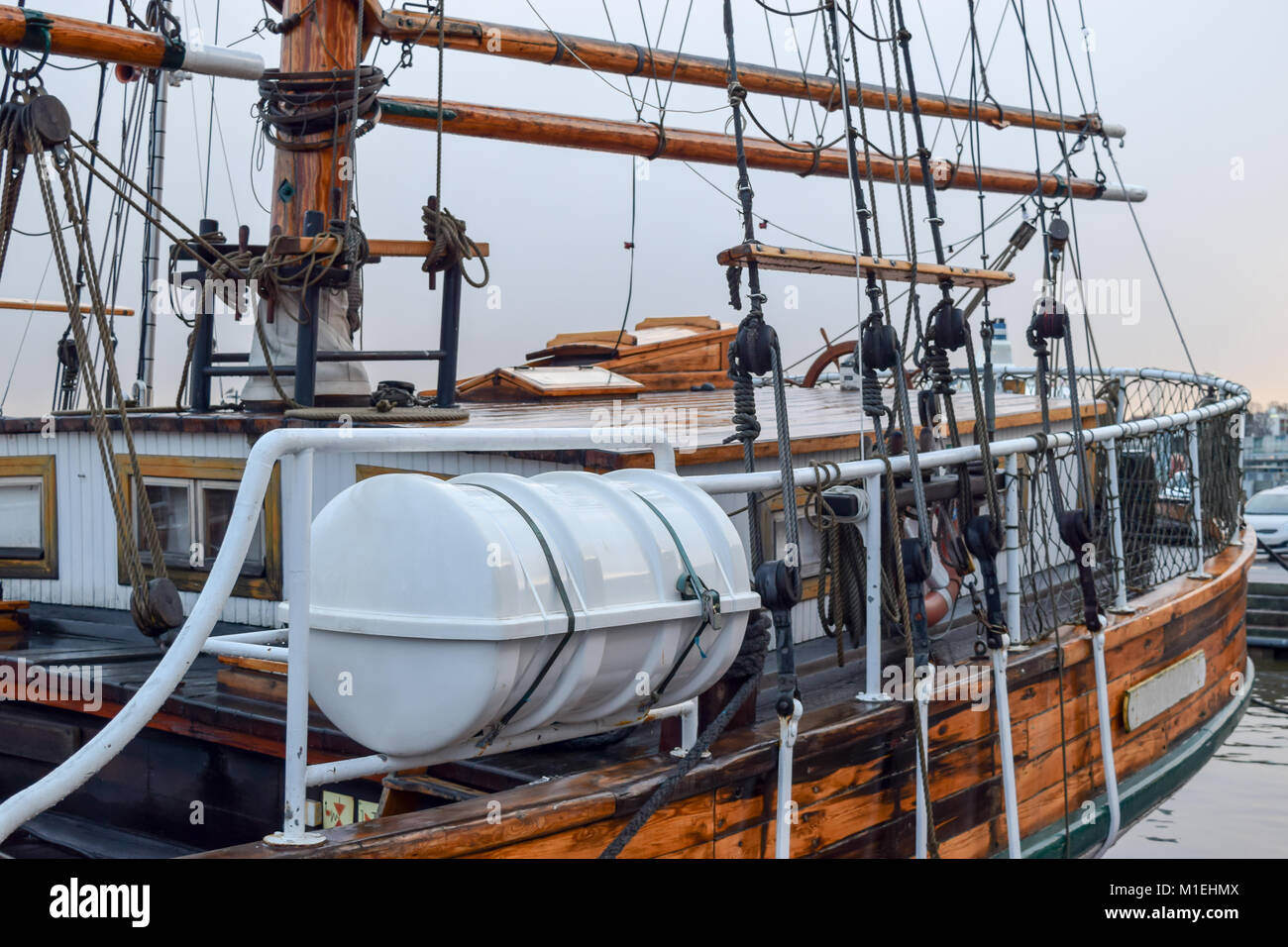 Old Sailing Ship Deck