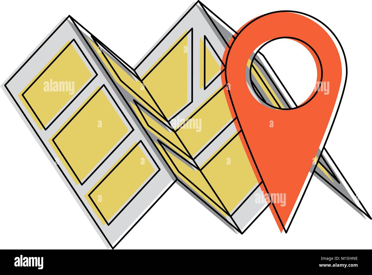 Map location symbol Stock Vector Image & Art - Alamy