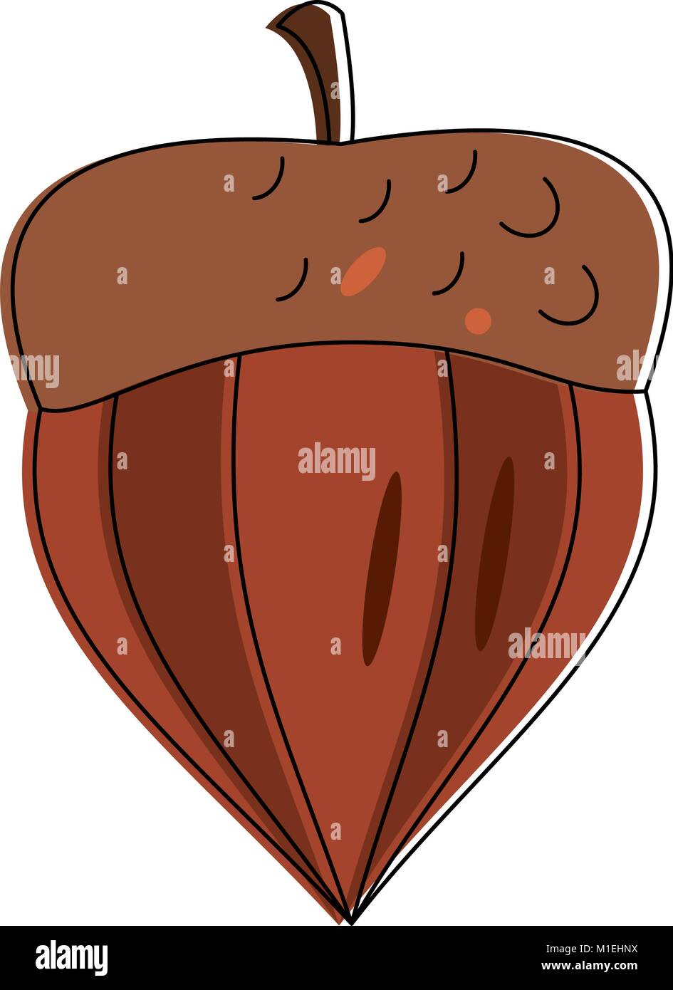 Nut food symbol Stock Vector Image & Art - Alamy