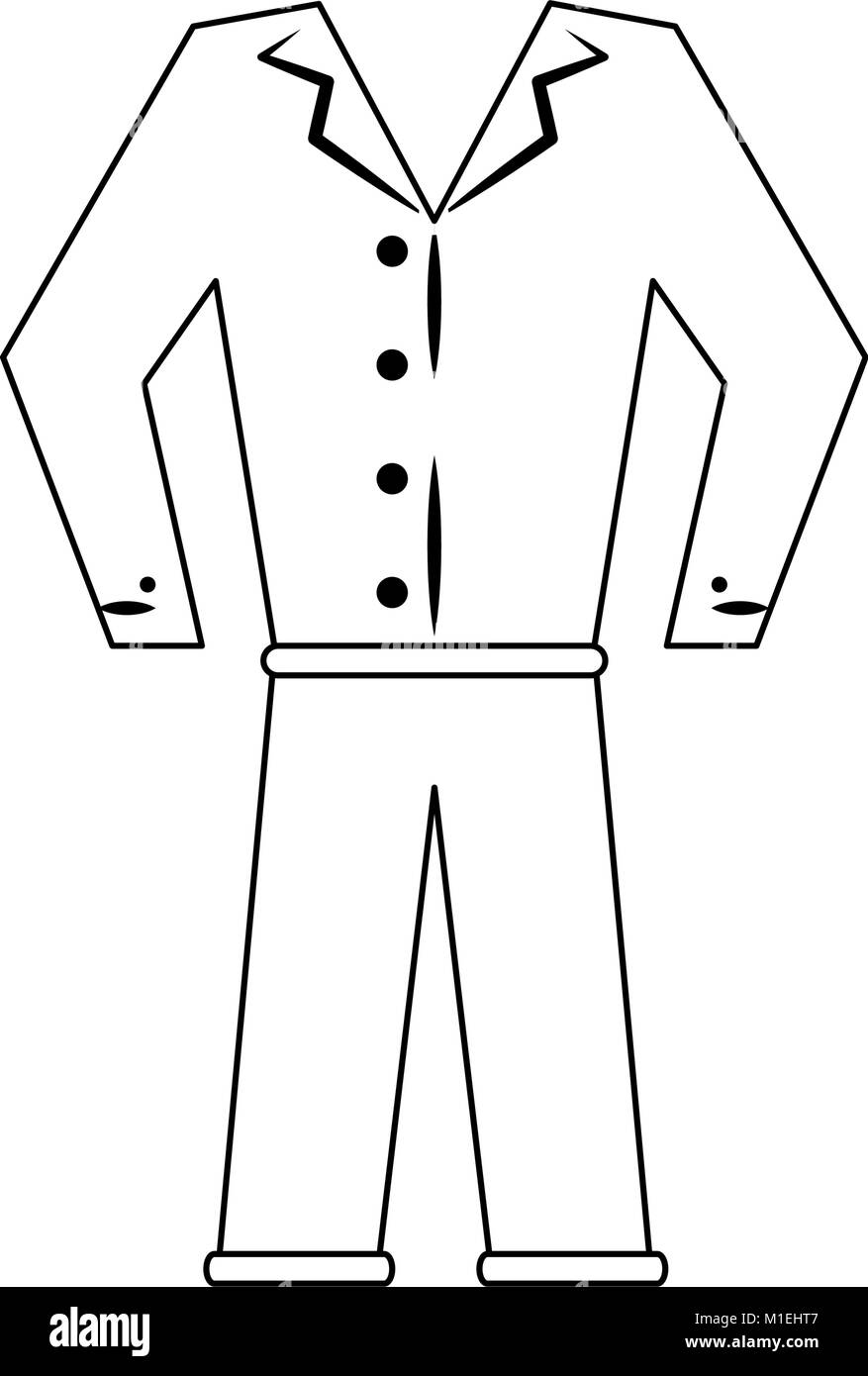 Mens pijama isolated Stock Vector Image & Art - Alamy