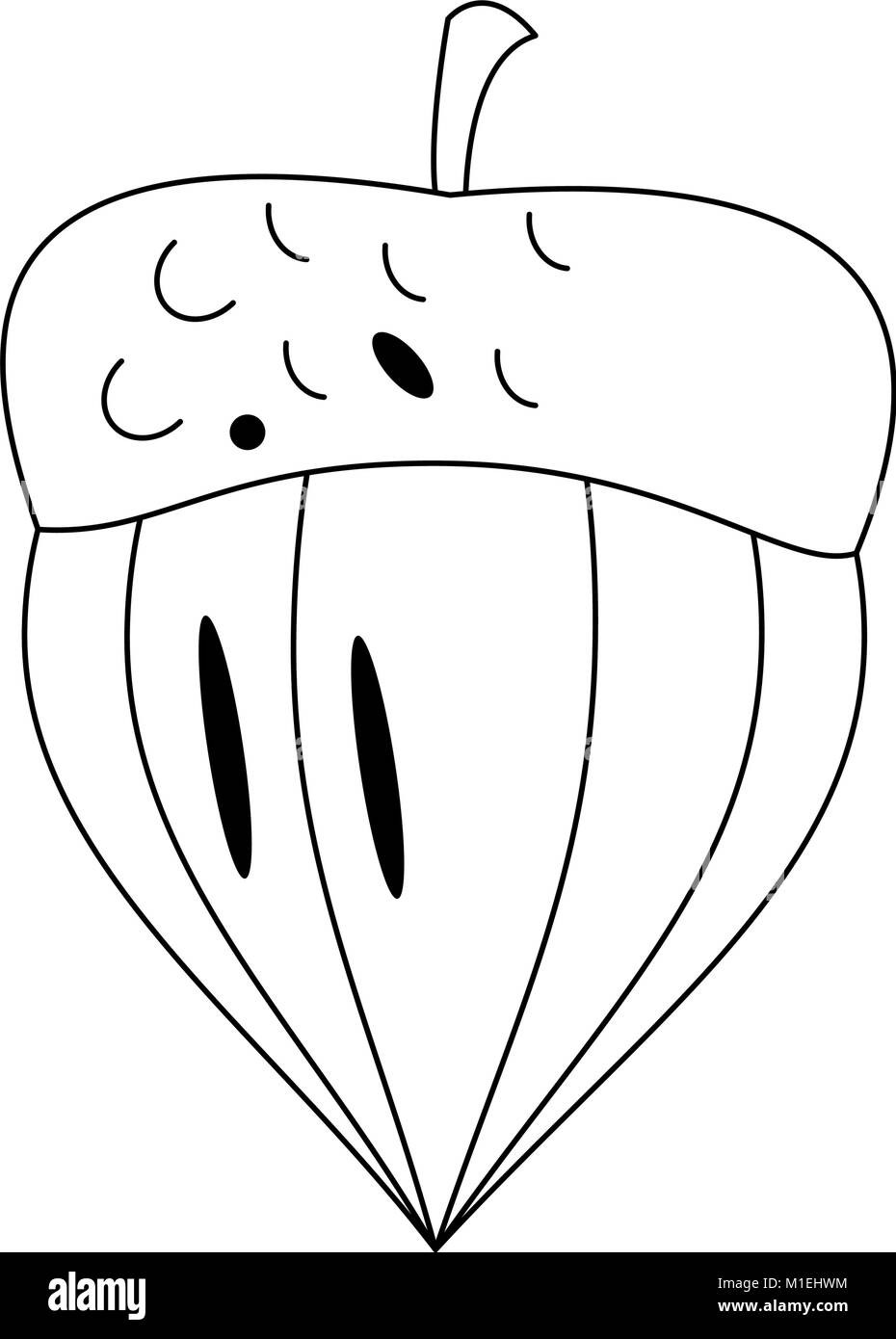 Nut food symbol Stock Vector Image & Art - Alamy