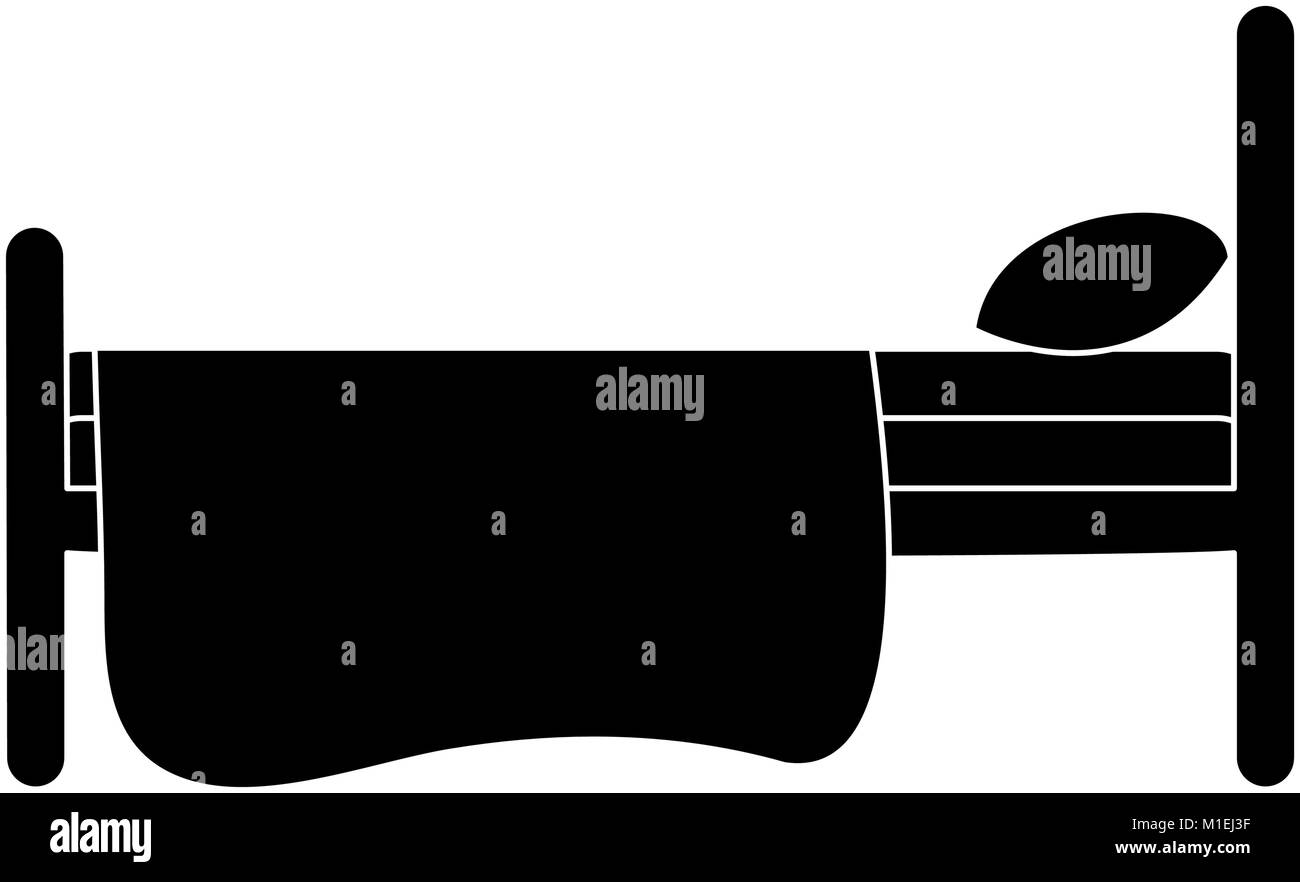 Pillows hotel hotel modern house Black and White Stock Photos & Images ...