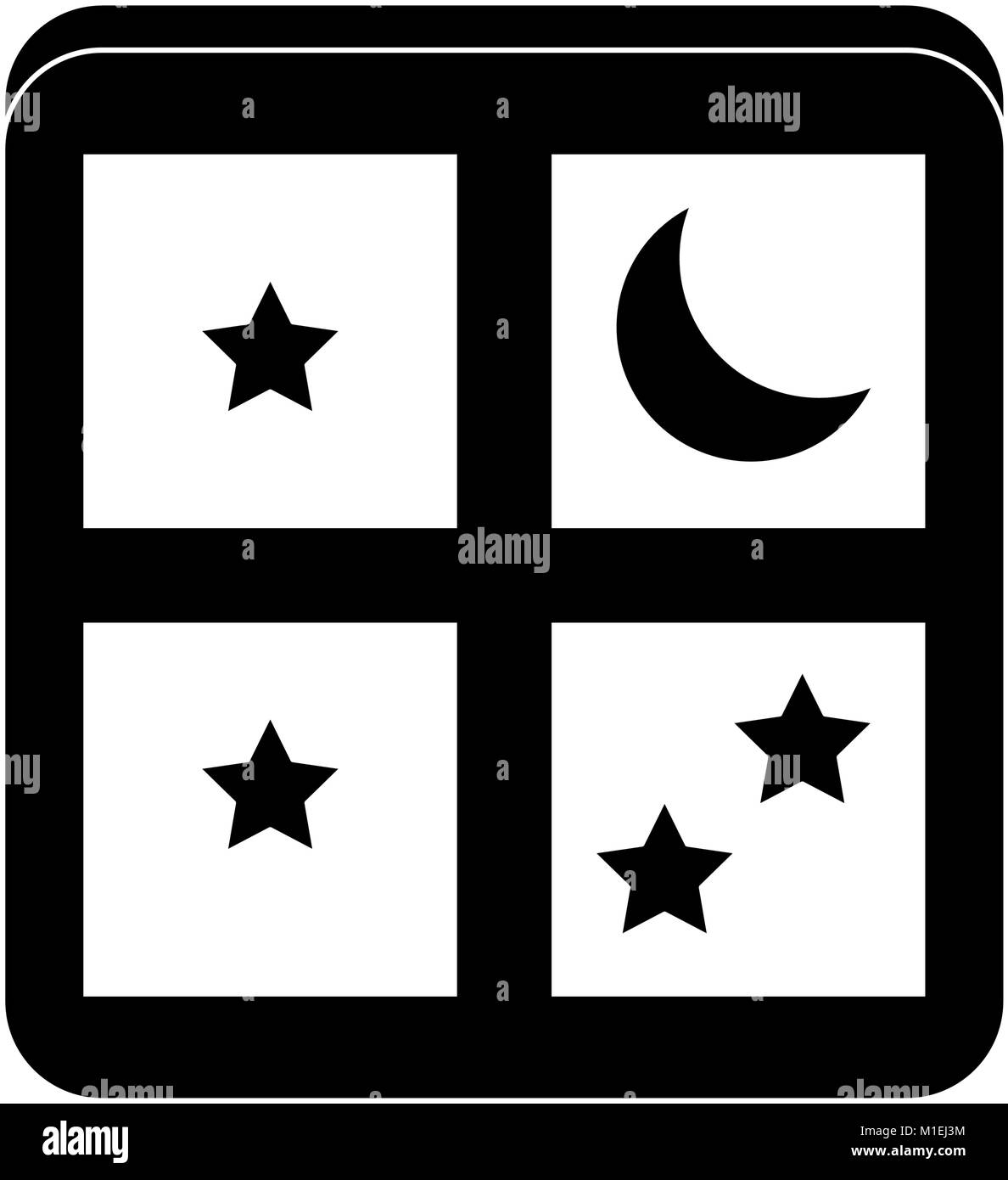 Window stars Black and White Stock Photos & Images - Alamy