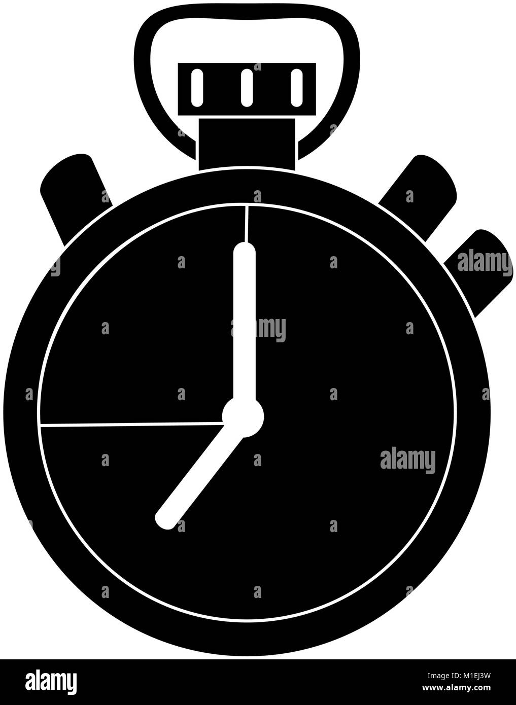 Timer clock symbol Stock Vector Image & Art - Alamy