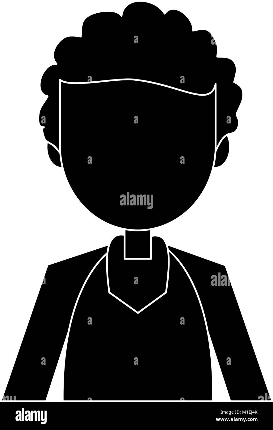 Boy kid cartoon faceless Stock Vector Image & Art - Alamy