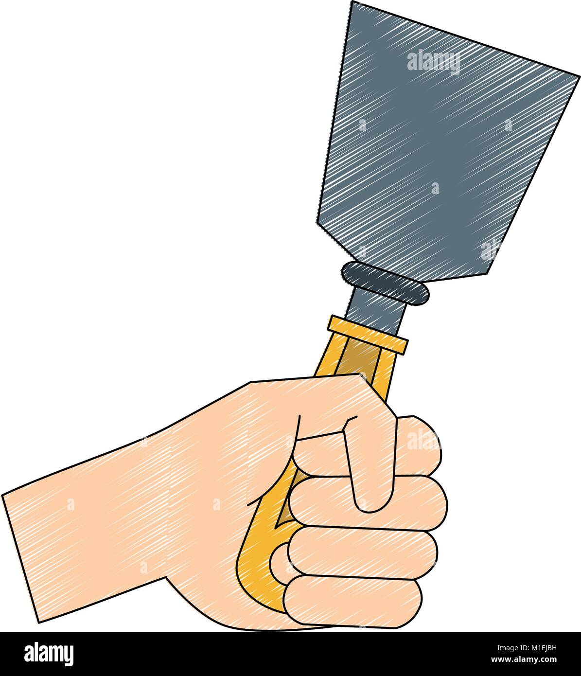 Hand holding spatula Stock Vector Image & Art - Alamy