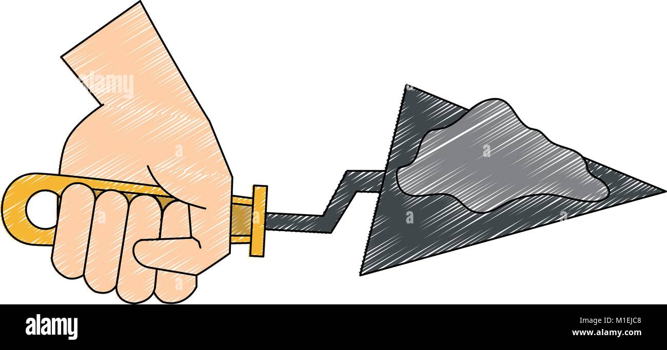 Hand holding spatula Stock Vector Image & Art - Alamy