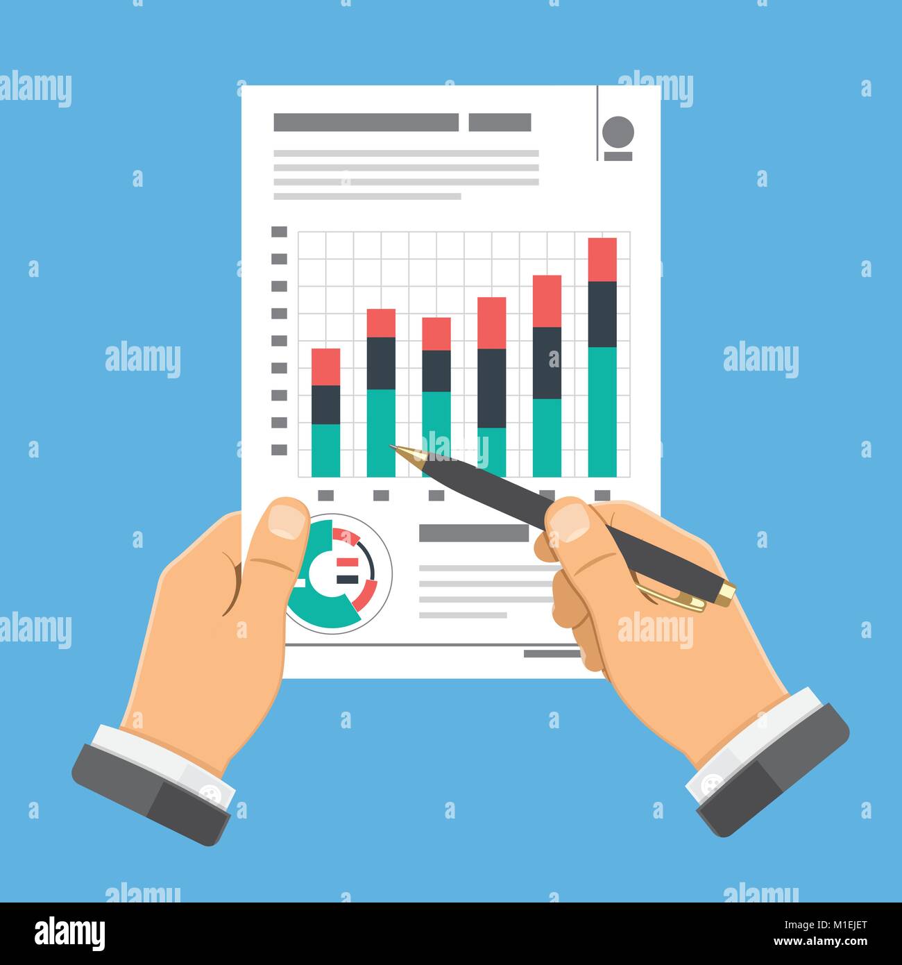 Accounting tax data information Stock Vector Images - Alamy