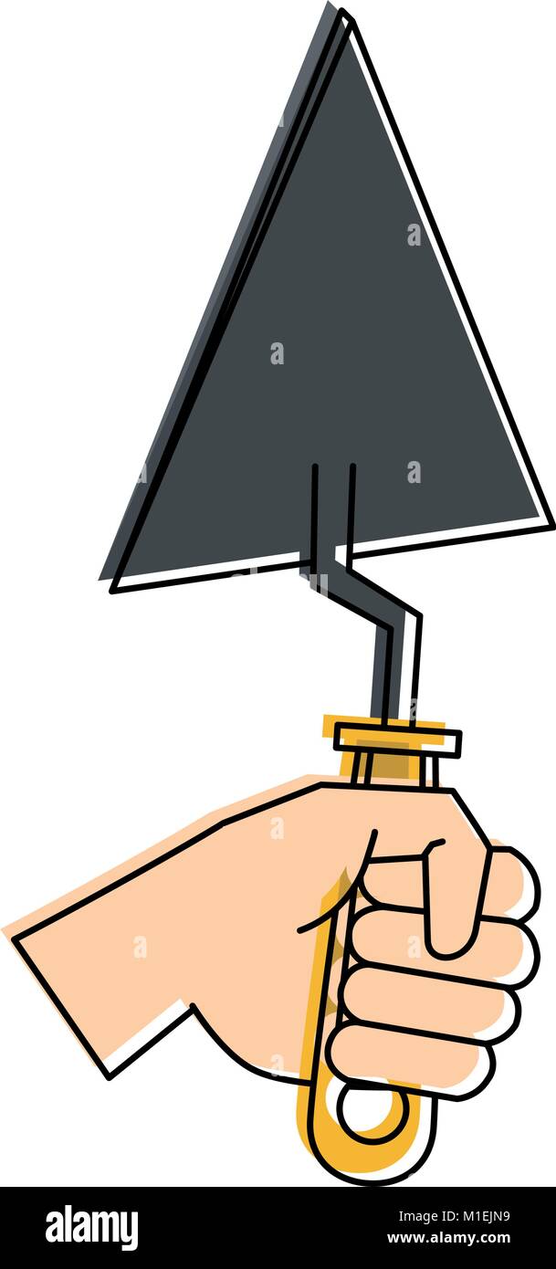 Hand holding spatula Stock Vector Image & Art - Alamy