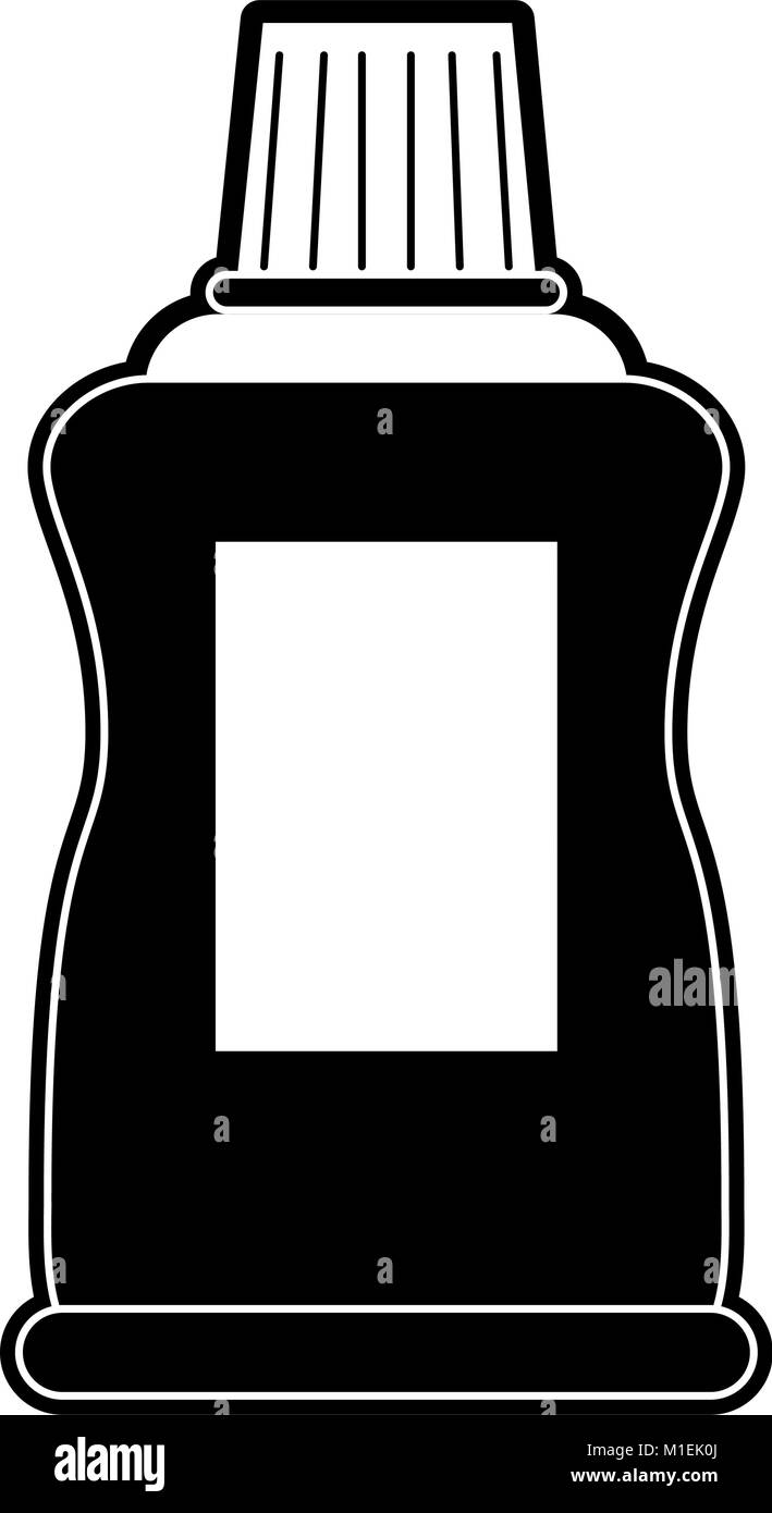 Toothbrush toothpaste mouthwash Black and White Stock Photos & Images ...