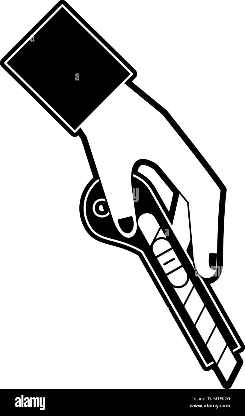 Hand holding scalpel Stock Vector Image & Art - Alamy