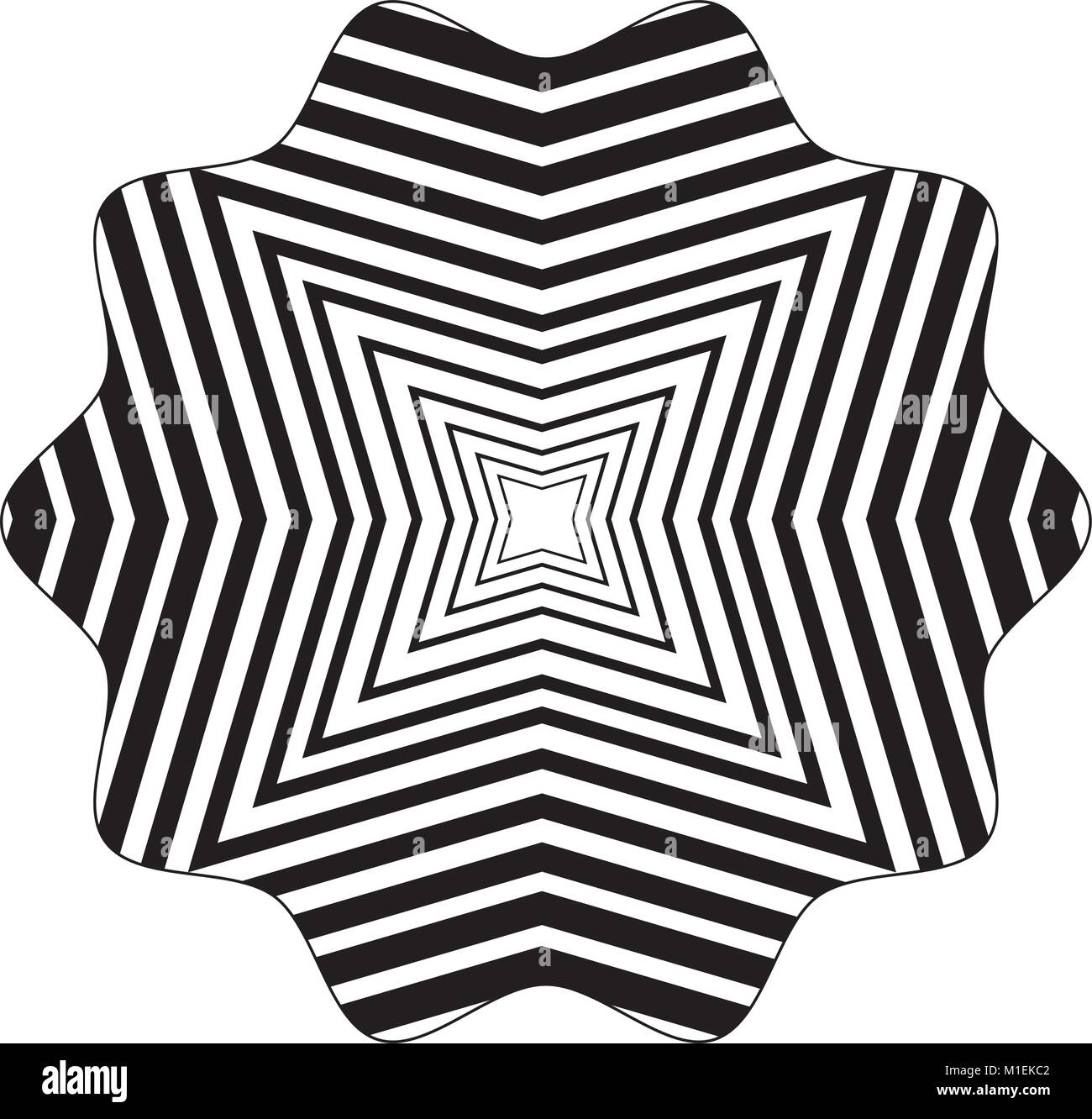 star with pattern shapes abstract background style vector illustration ...
