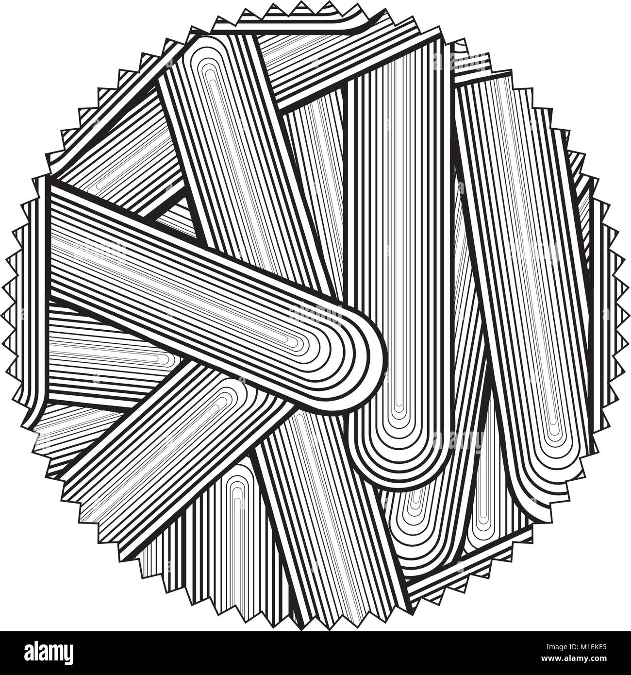 circle with pattern seamless shapes background decoration vector ...