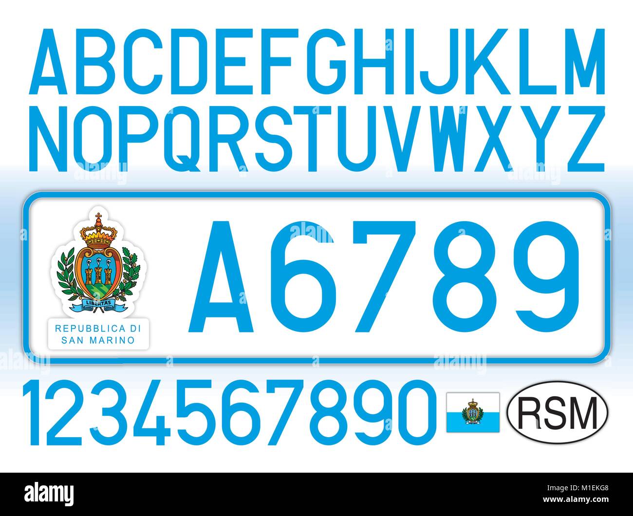 Car Number Plate Registration Letters High Resolution Stock Photography ...