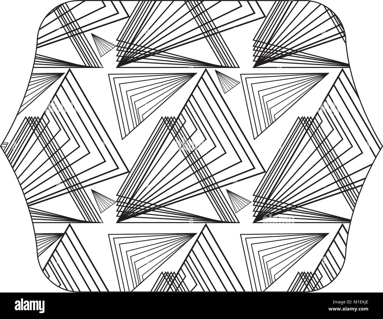 rectangle with pattern seamless graphic background design vector ...