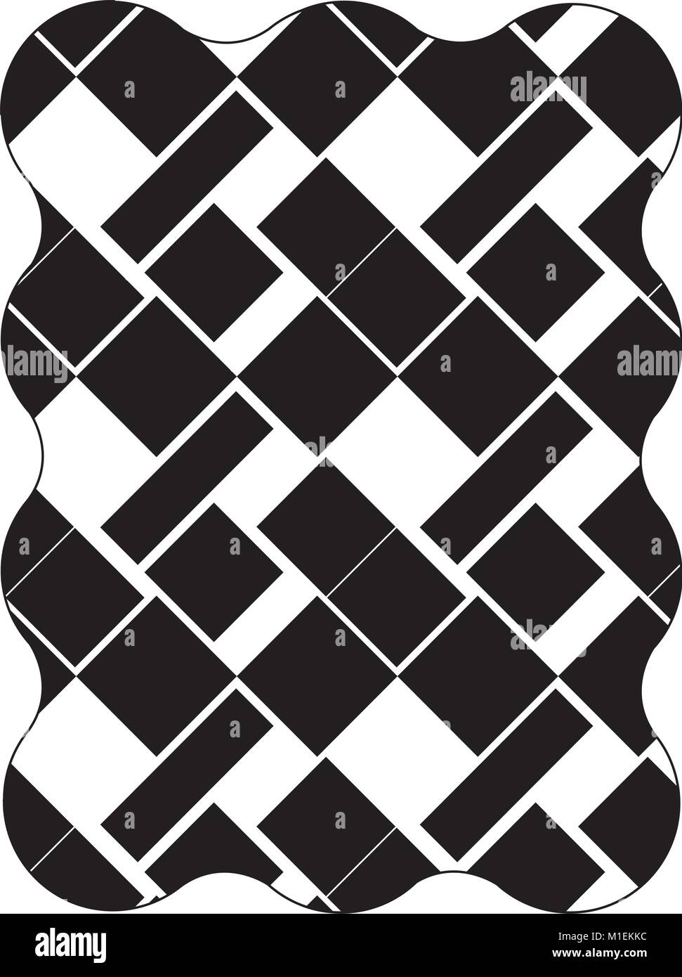figure with pattern shapes abstract background decoration vector ...