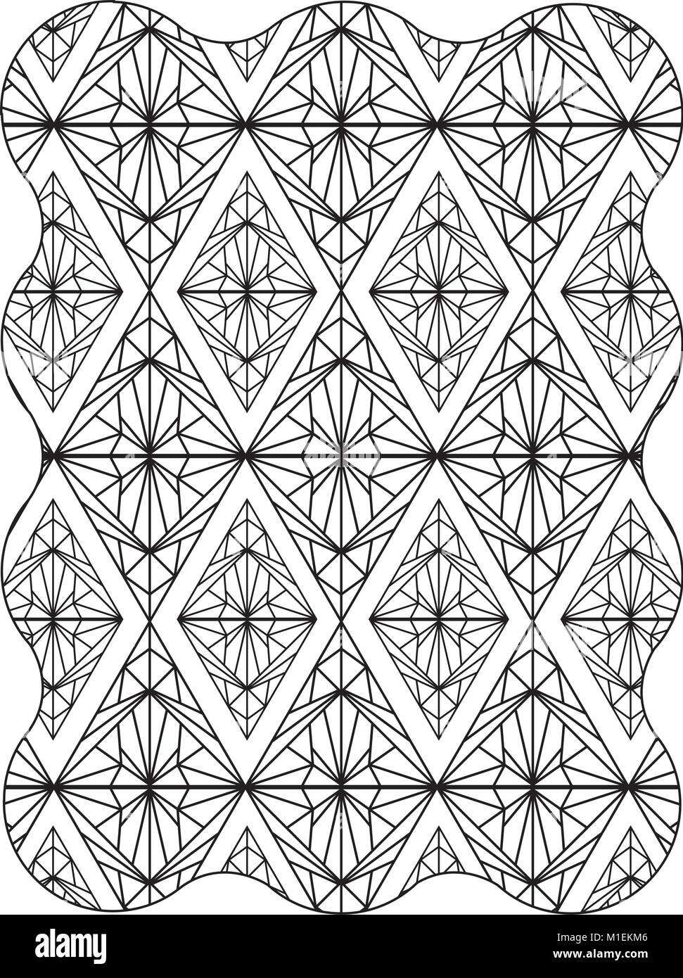figure with pattern graphic shapes background style vector illustration ...
