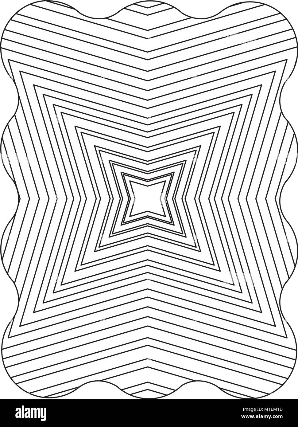 line figure with pattern shapes abstract background style Stock Vector ...