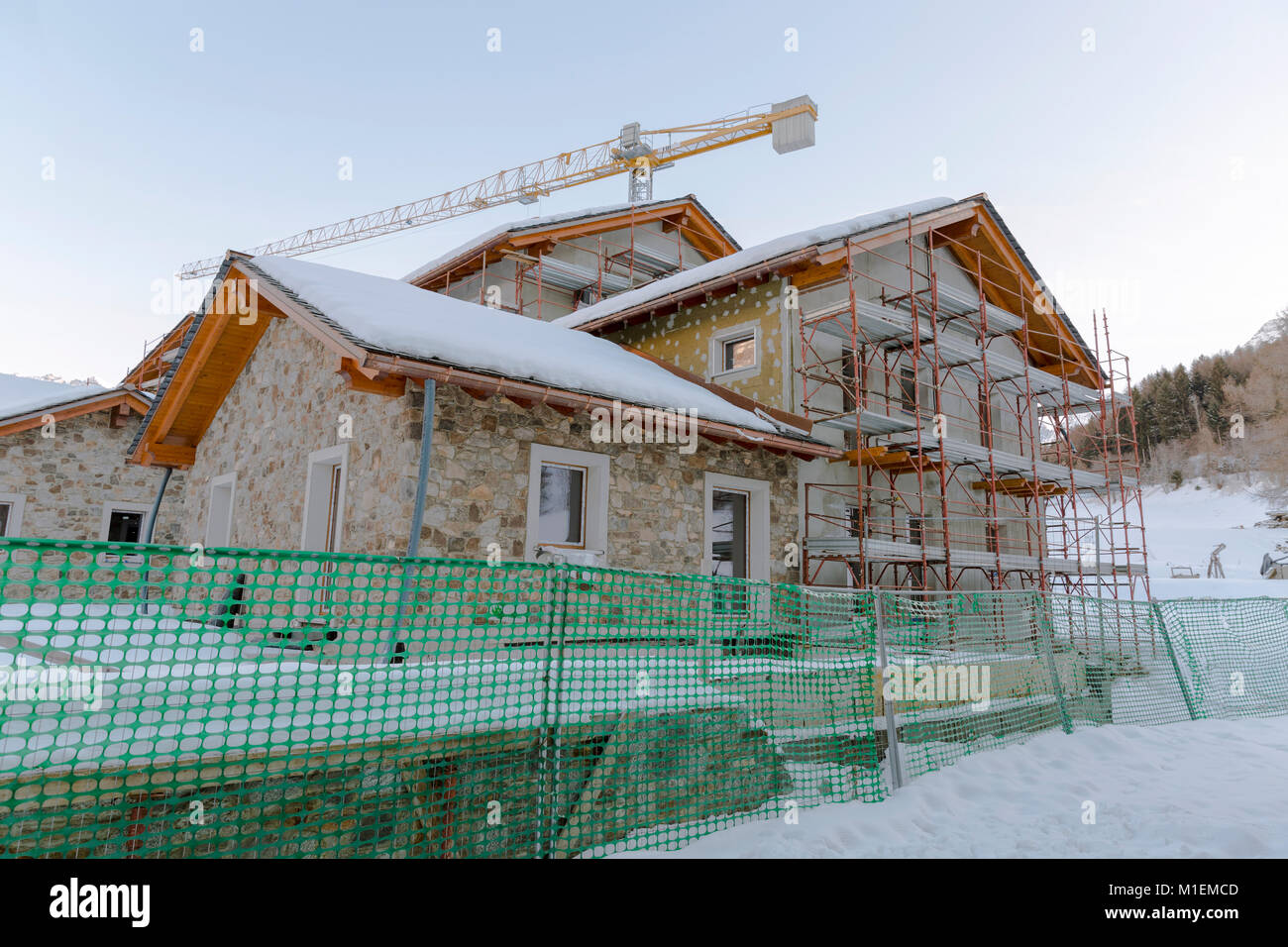 Construction site ski resort hi-res stock photography and images - Alamy