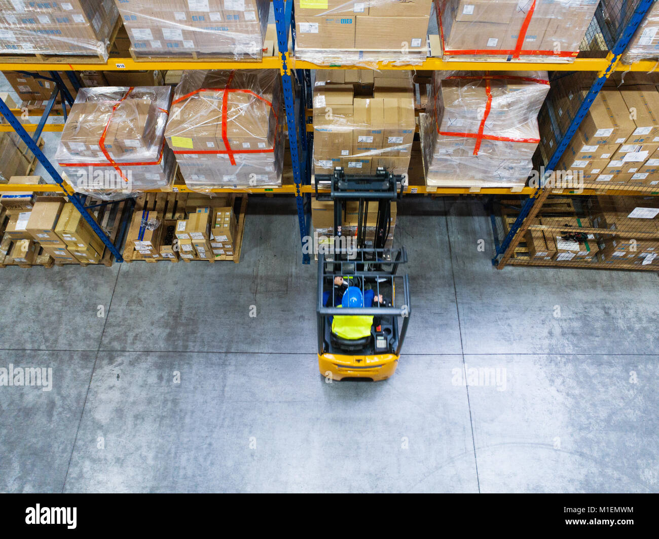 Forklift Driver Aerial High Resolution Stock Photography and Images - Alamy