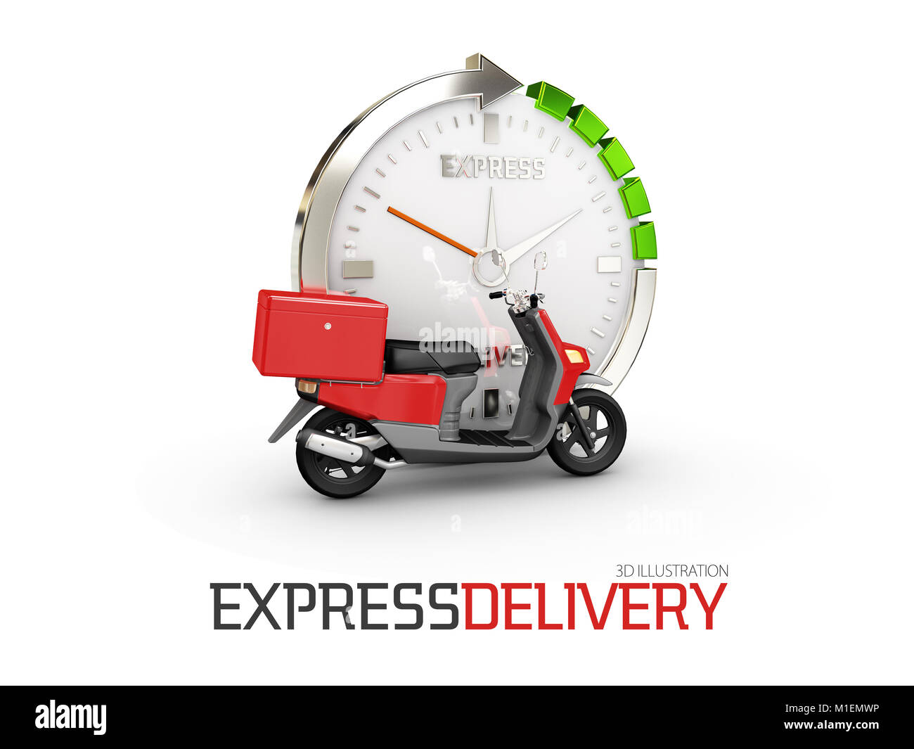 Express delivery icon for apps and website. Delivery concept. 3D ...