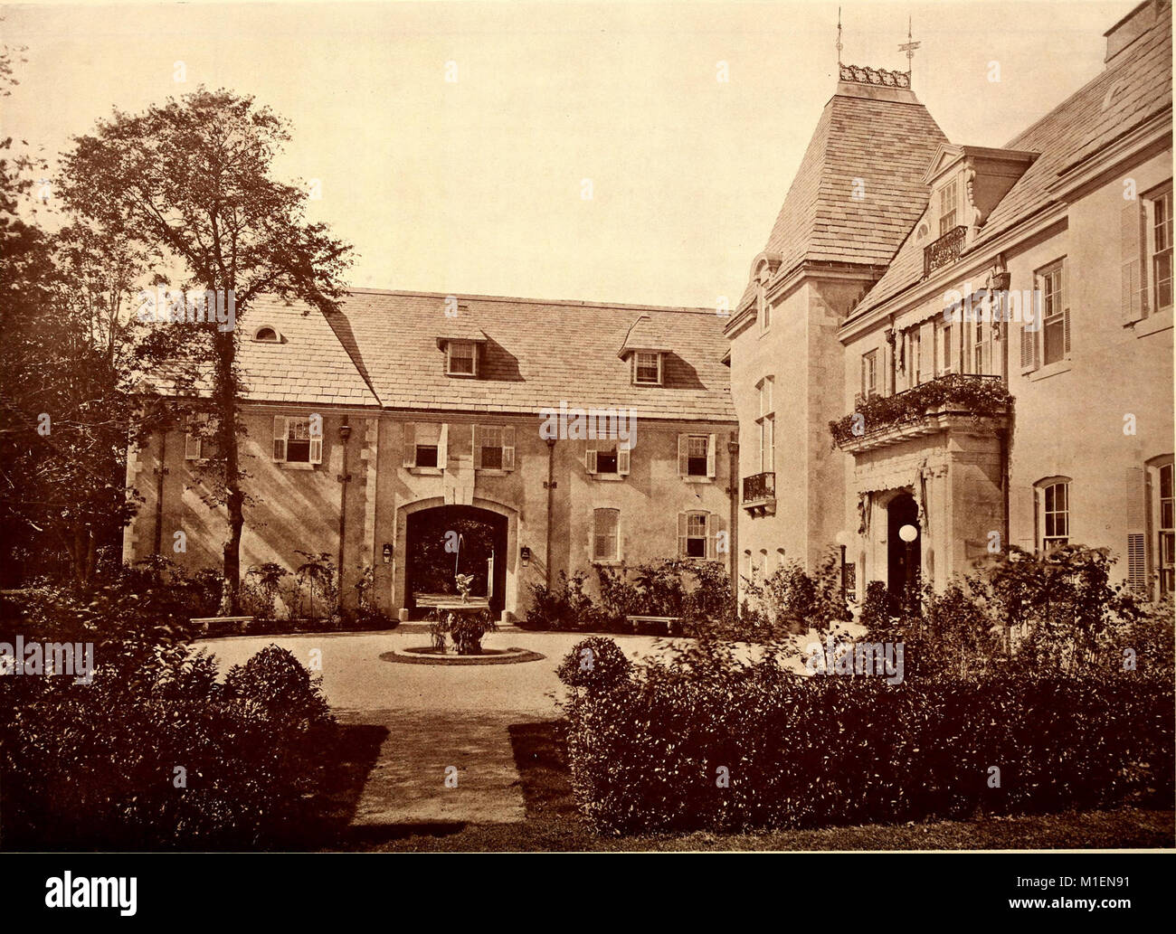 This 1910 publication explores American domestic architecture and ...