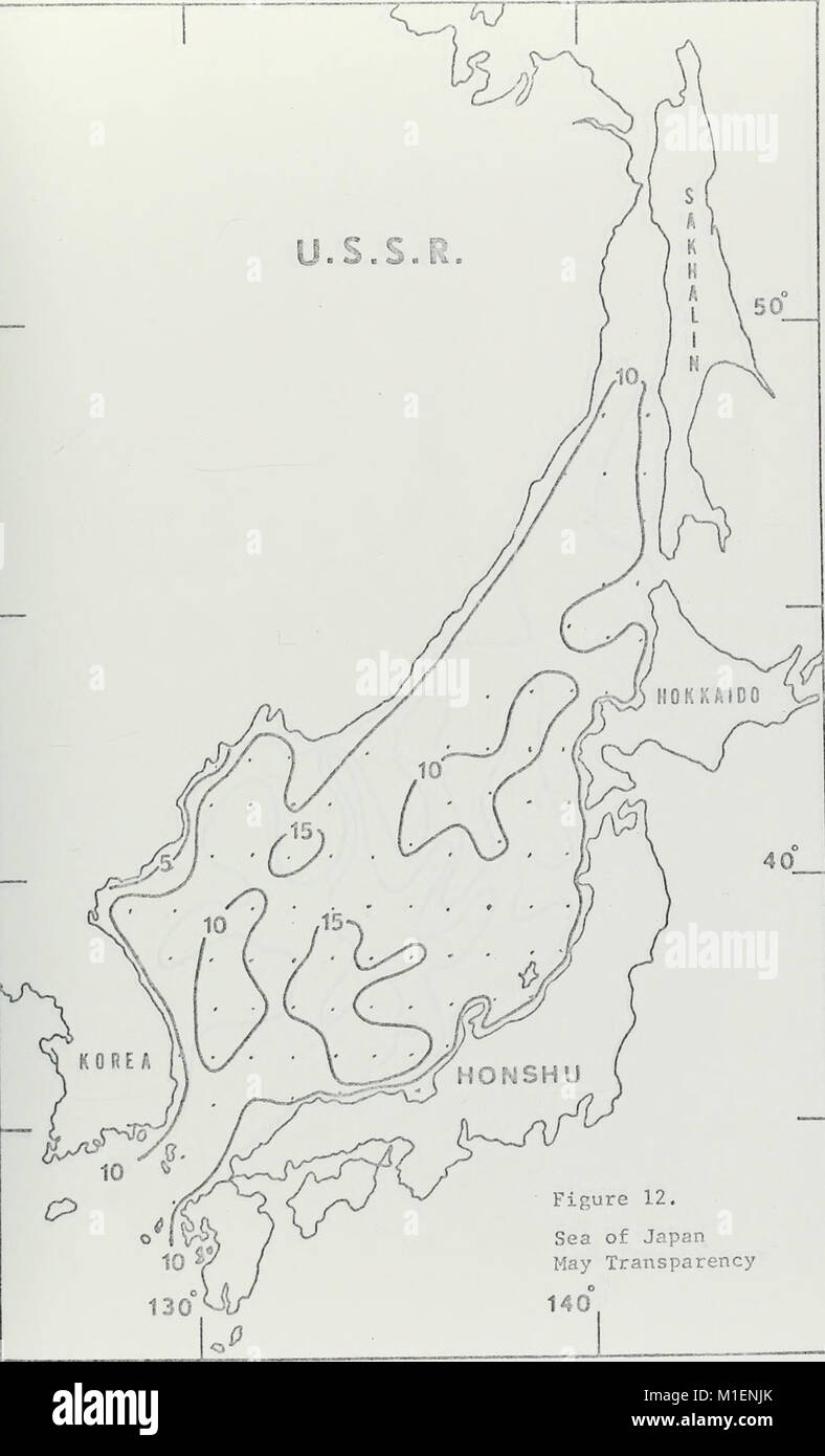 This 1970 atlas presents Secchi disc transparency measurements and ...