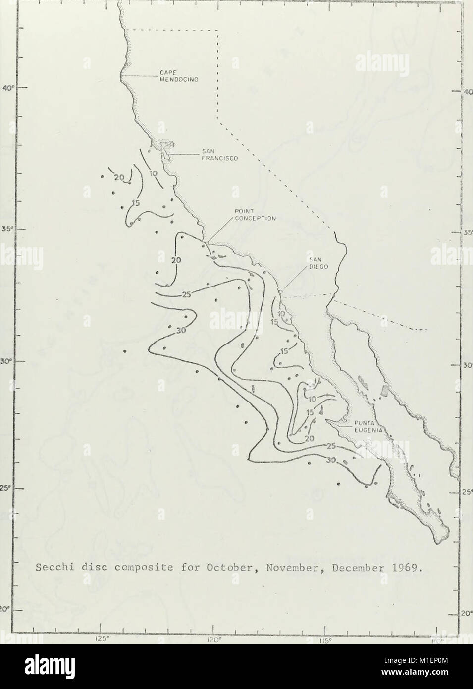 This 1970 atlas presents Secchi disc transparency data and Forel-Ule ...