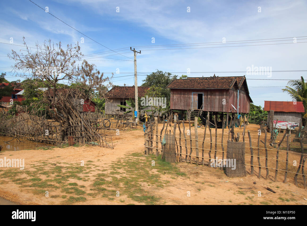 villages and rural scenes in cambodia Stock Photo - Alamy