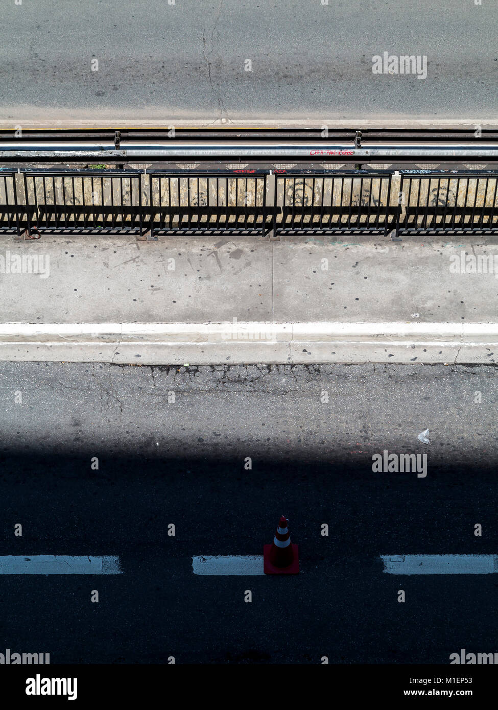 street top view with building shadow Stock Photo - Alamy