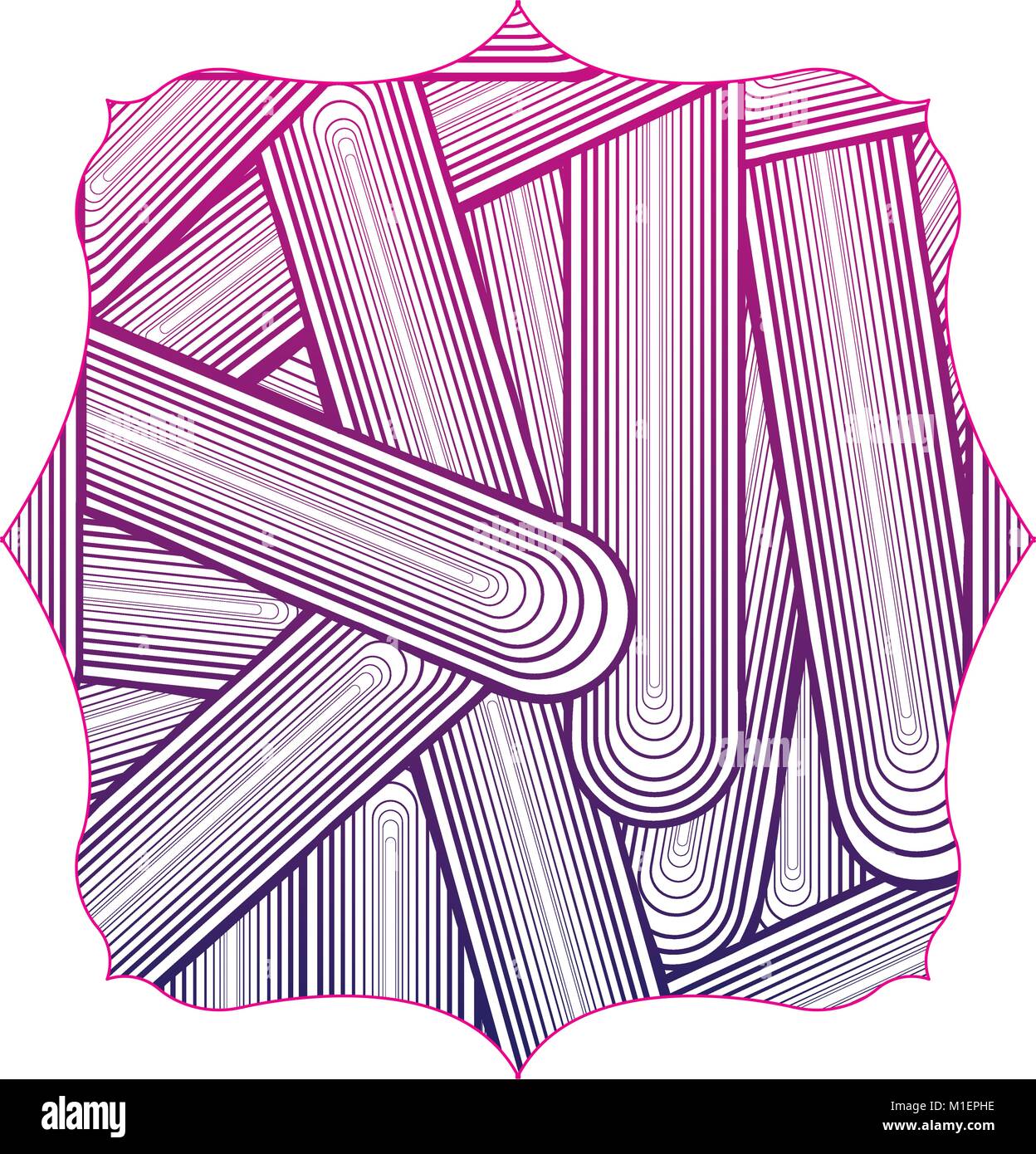 silhouette square with pattern shapes abstract background design Stock ...