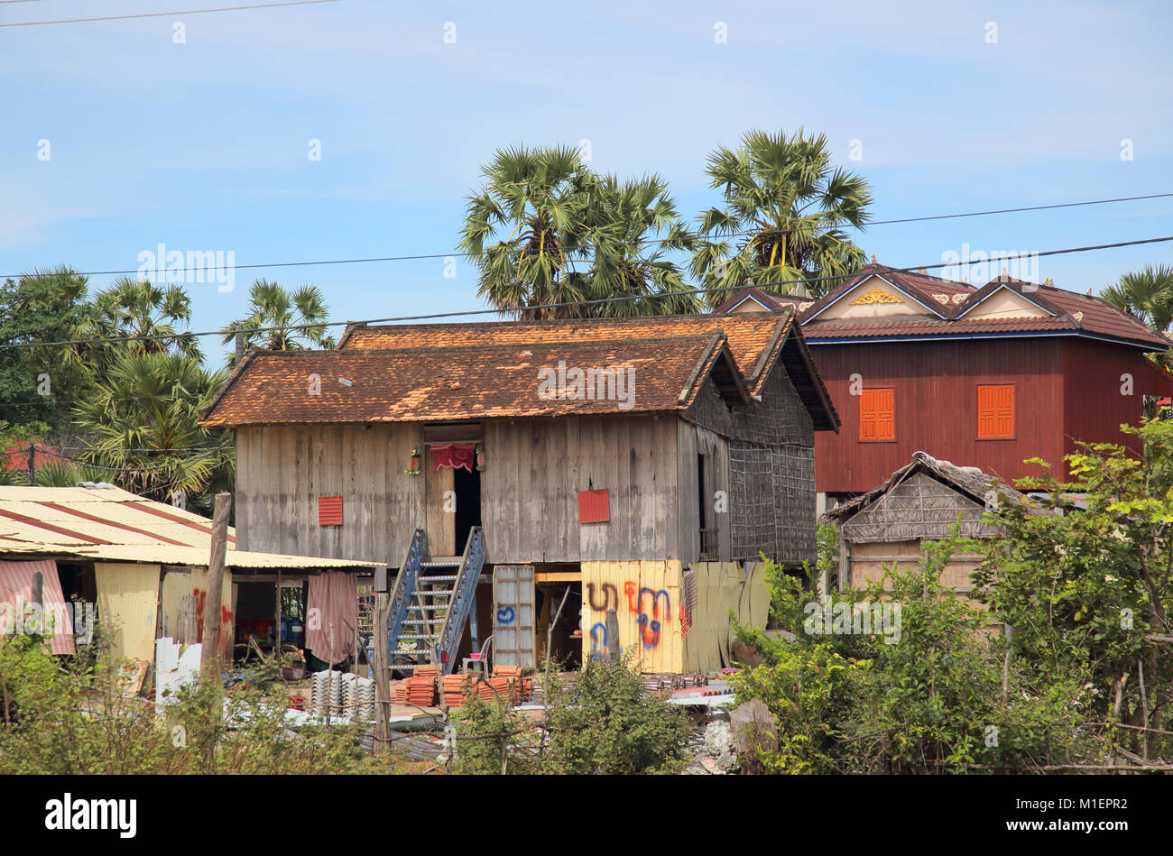 villages and rural scenes in cambodia Stock Photo - Alamy