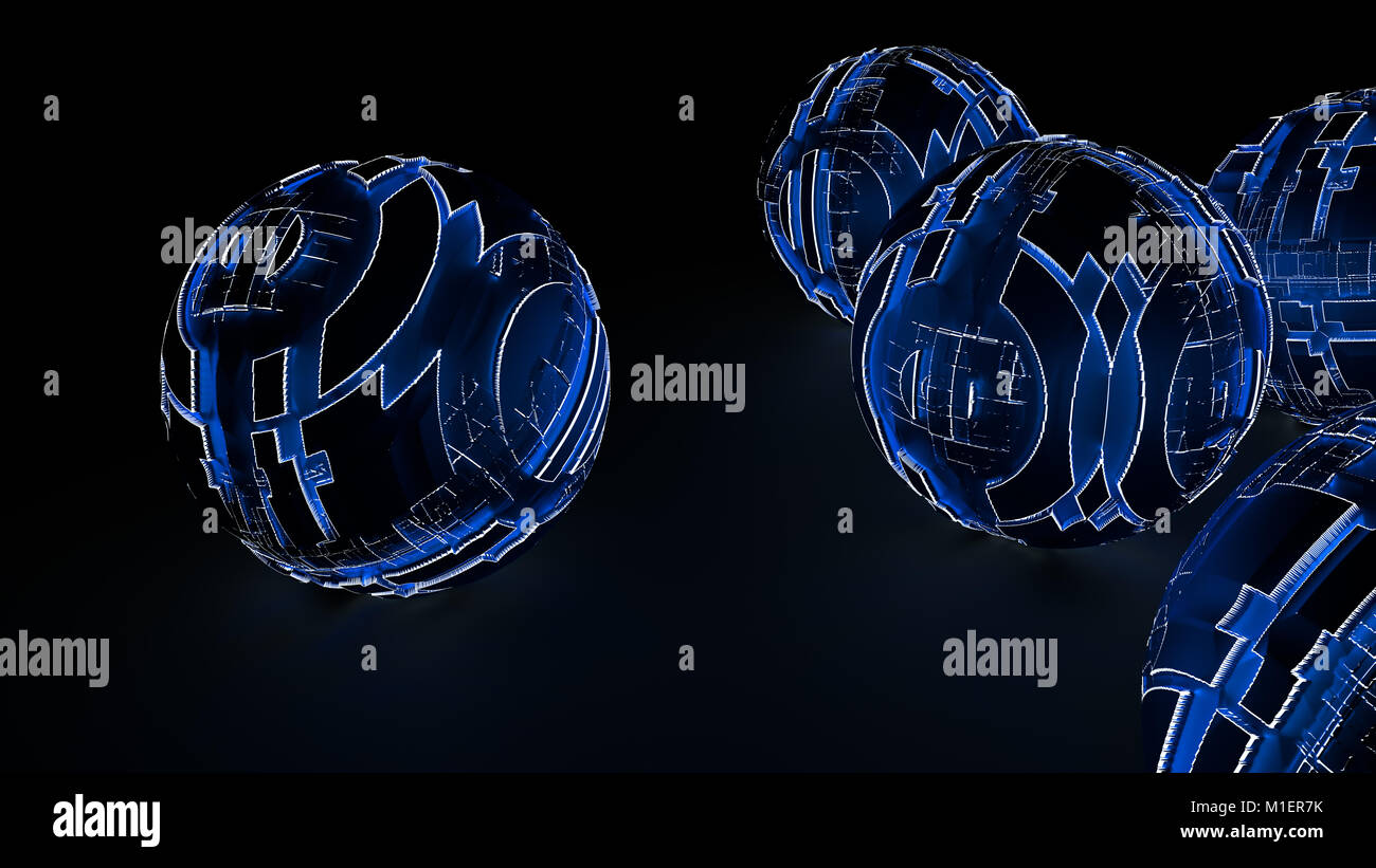 Futuristic spheres hi-res stock photography and images - Alamy