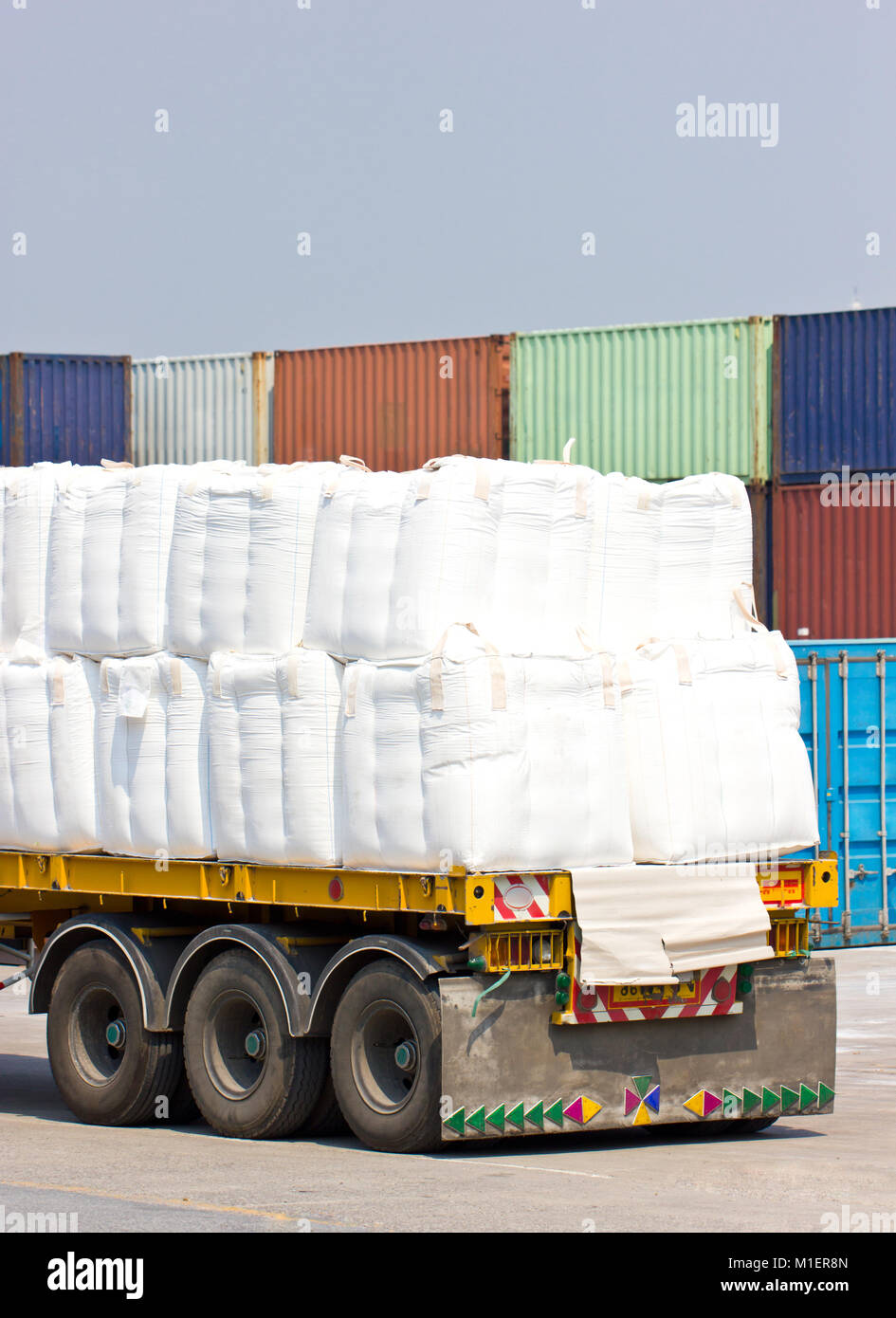 Large industrial truck in port hi-res stock photography and images - Alamy