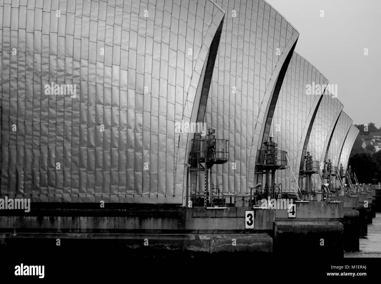 Thames Barrier, London, River Thames Stock Photo - Alamy