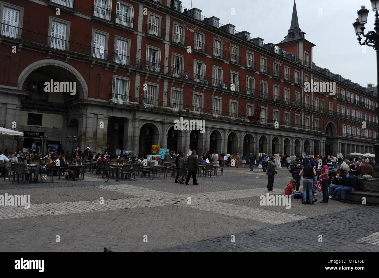 Madrid, Main Square, Popular Tourist spot Stock Photo - Alamy