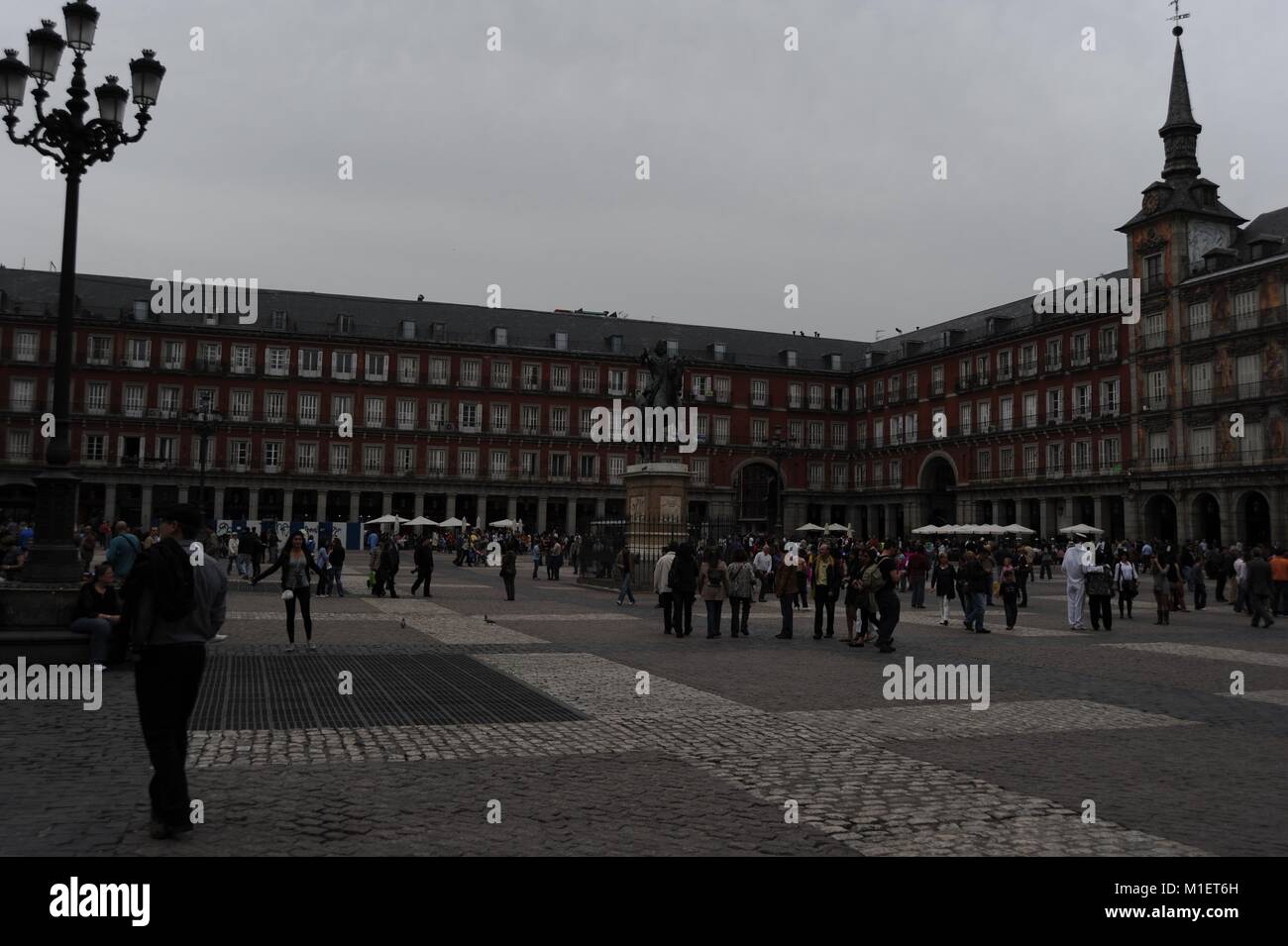 Madrid, Main Square, Popular Tourist spot Stock Photo - Alamy