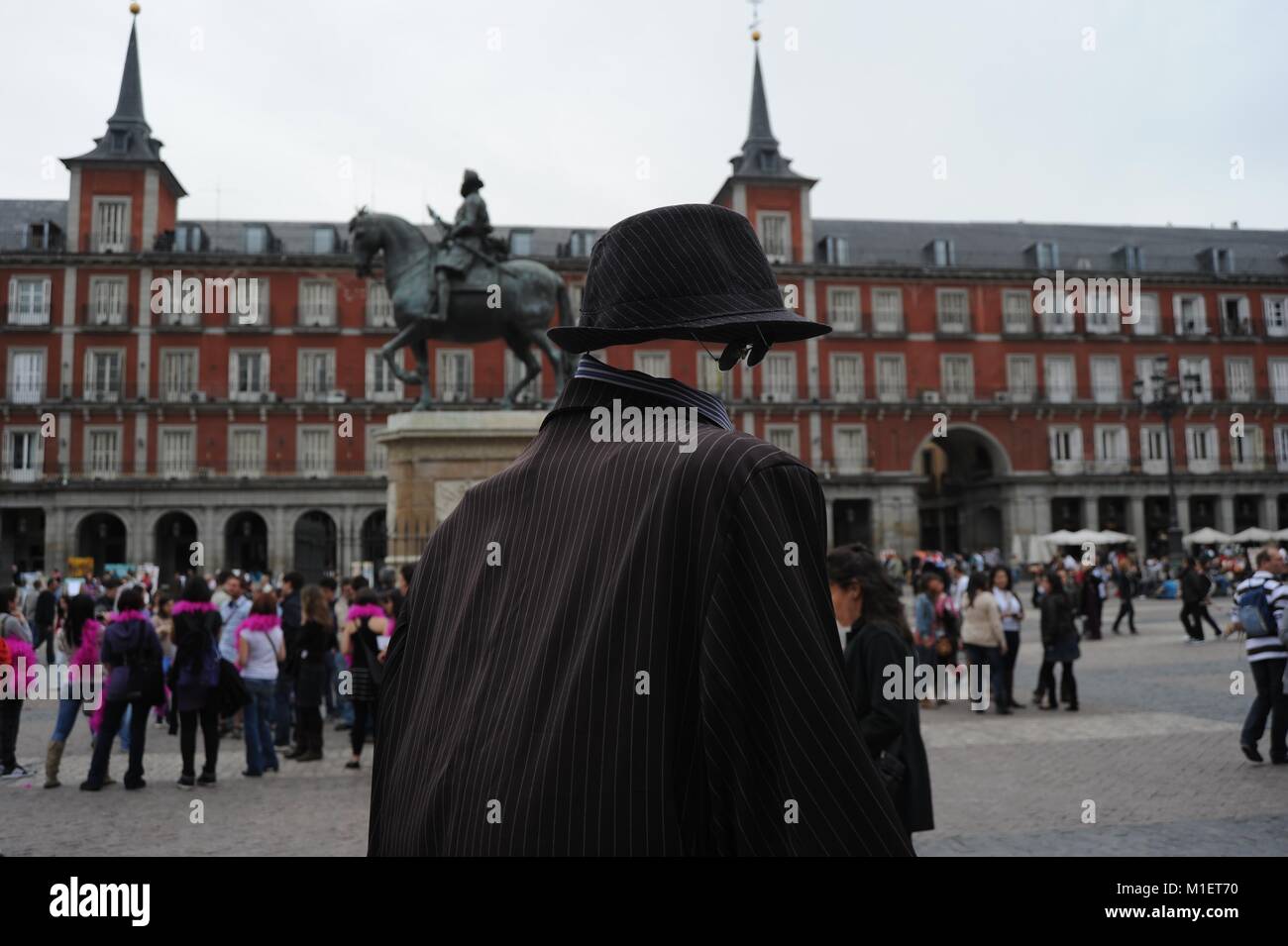 Madrid, Main Square, Popular Tourist spot Stock Photo - Alamy