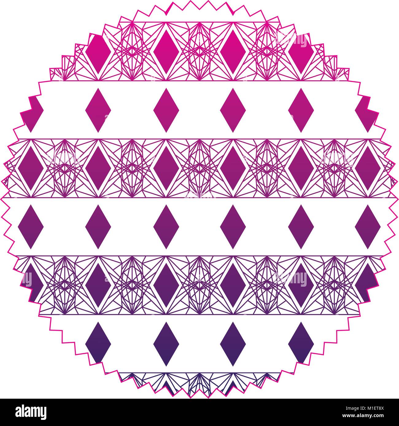 silhouette circle with pattern graphic shapes background decoration ...