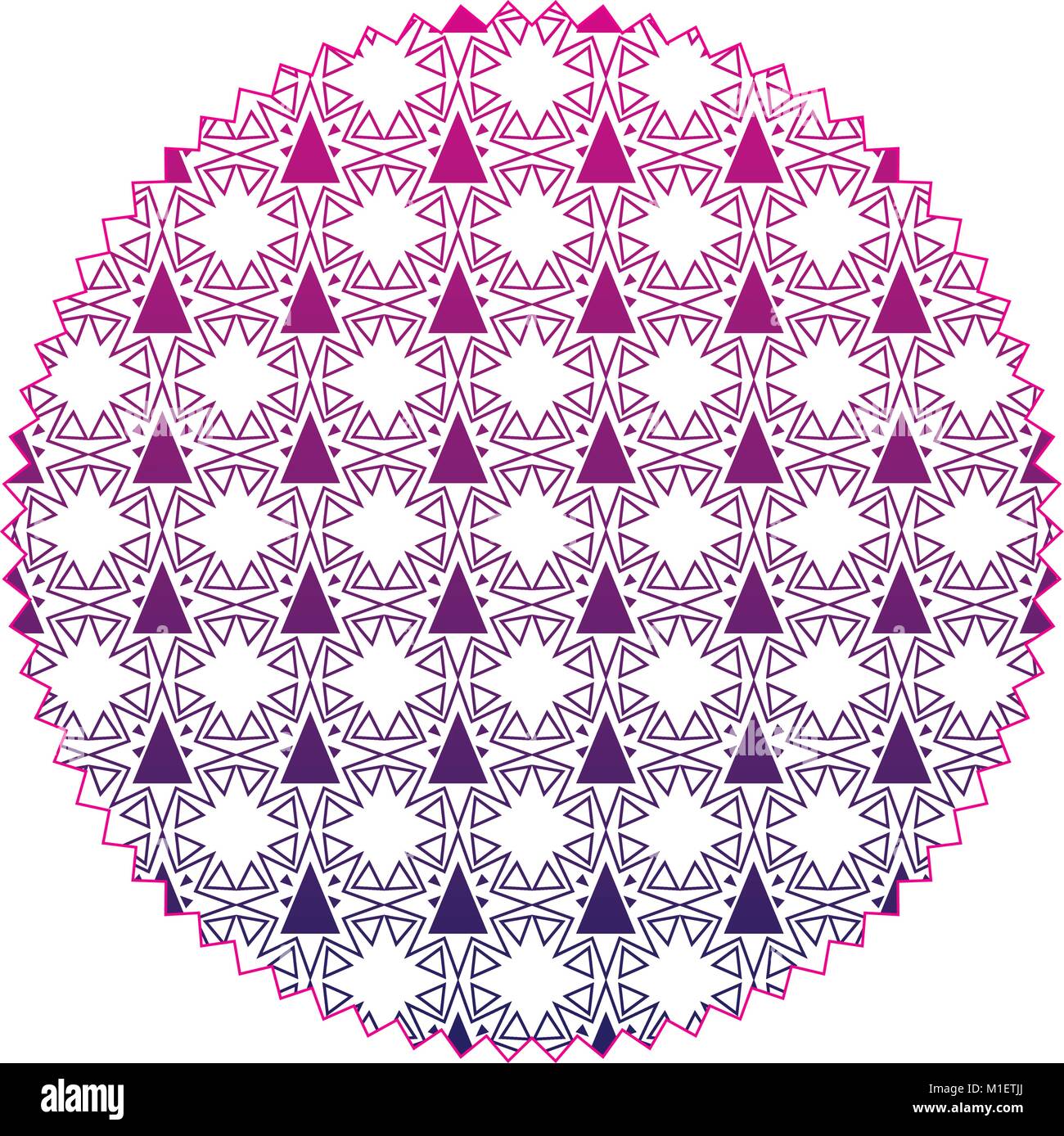 silhouette circle with pattern shapes graphic background decoration ...