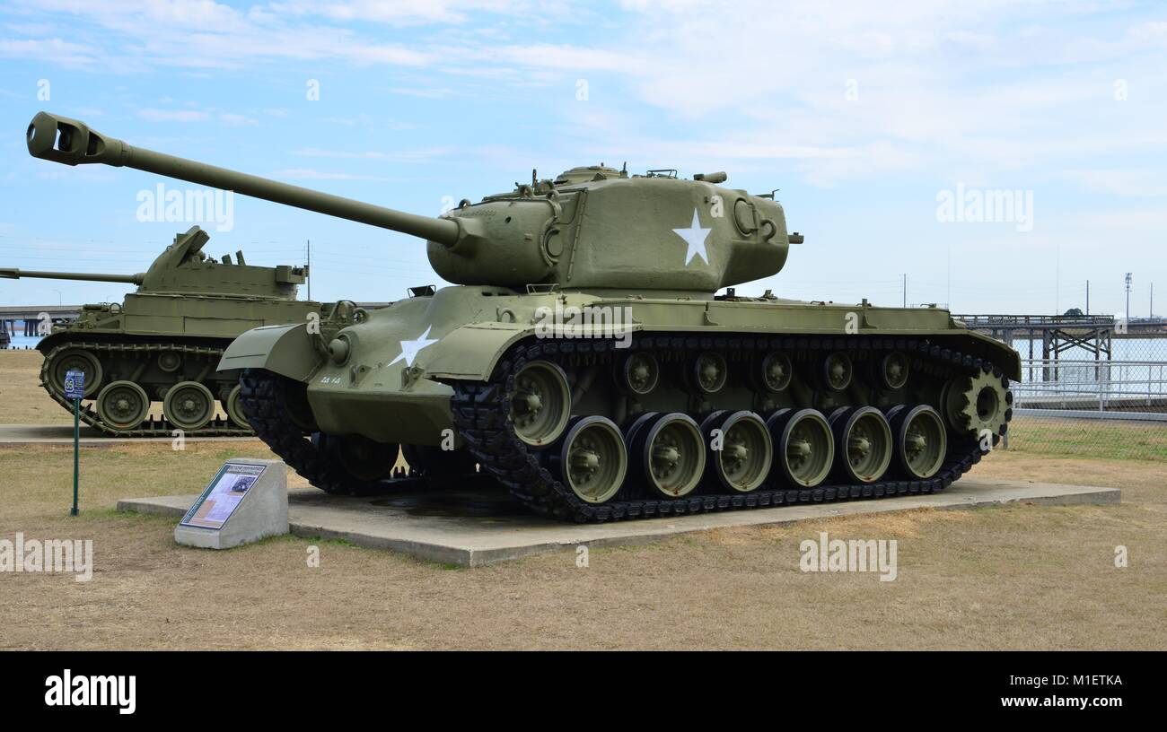 An American heavy Battle tank Stock Photo - Alamy