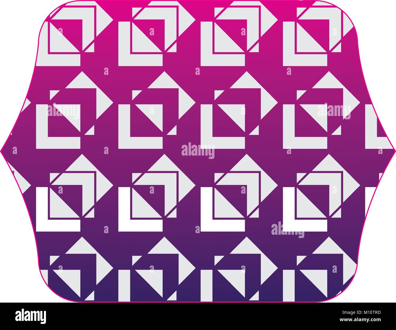 silhouette rectangle with pattern abstract shapes backgroun style Stock ...
