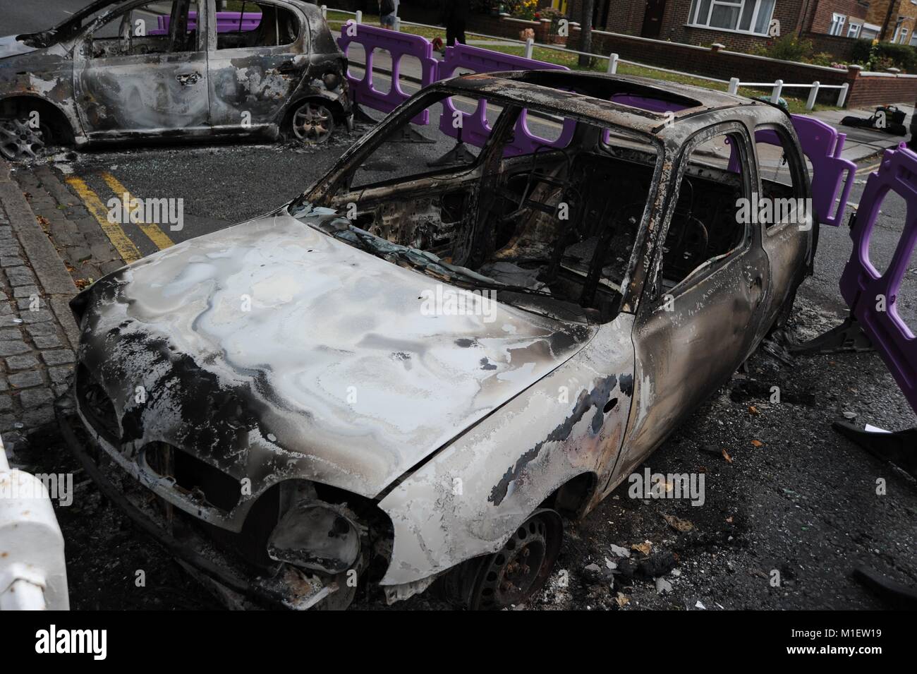 London Riots, the aftermath Stock Photo - Alamy