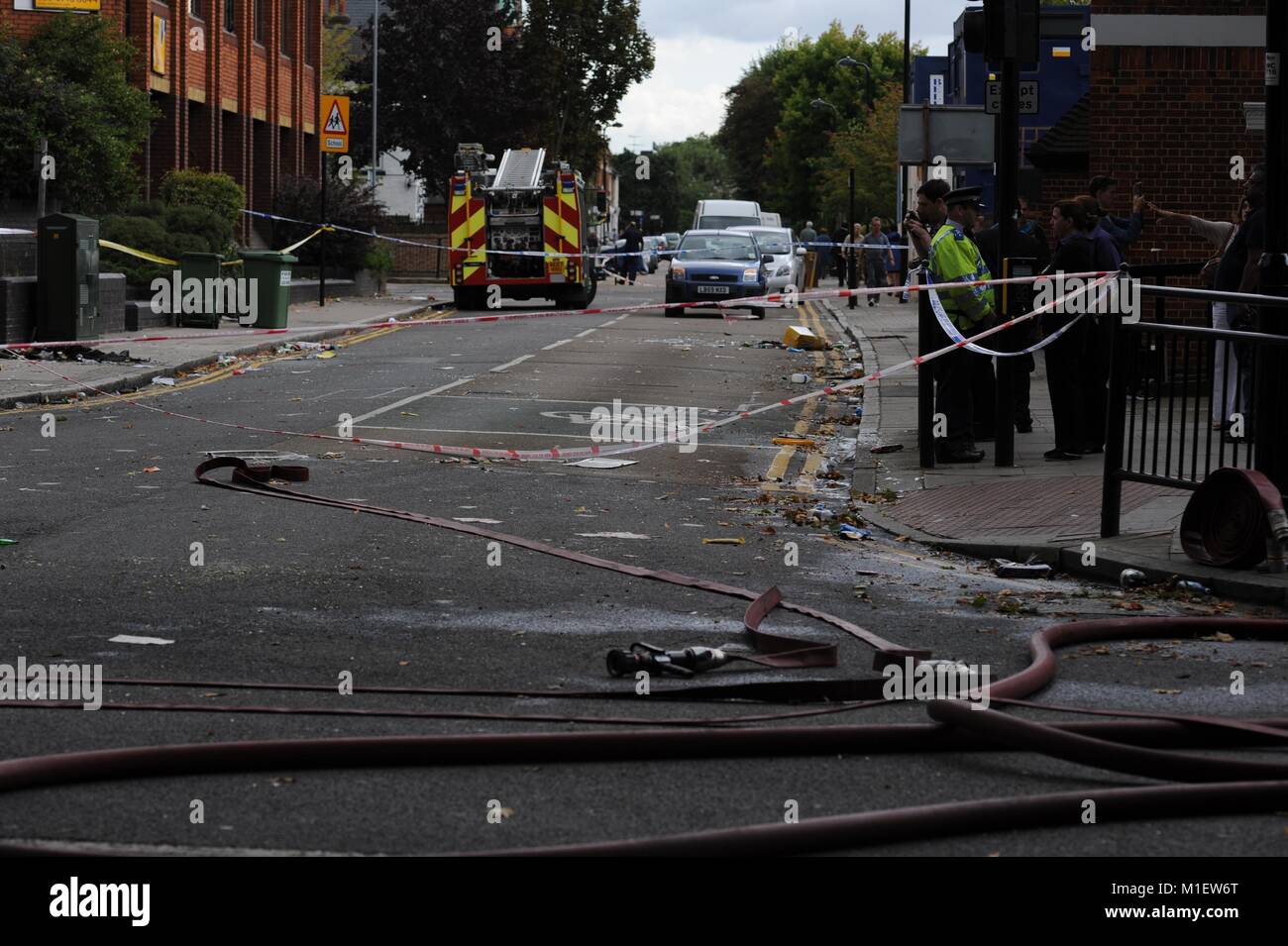 London Riots, the aftermath Stock Photo - Alamy