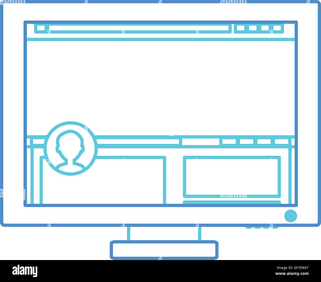 Isolated computer design Stock Vector Image & Art - Alamy