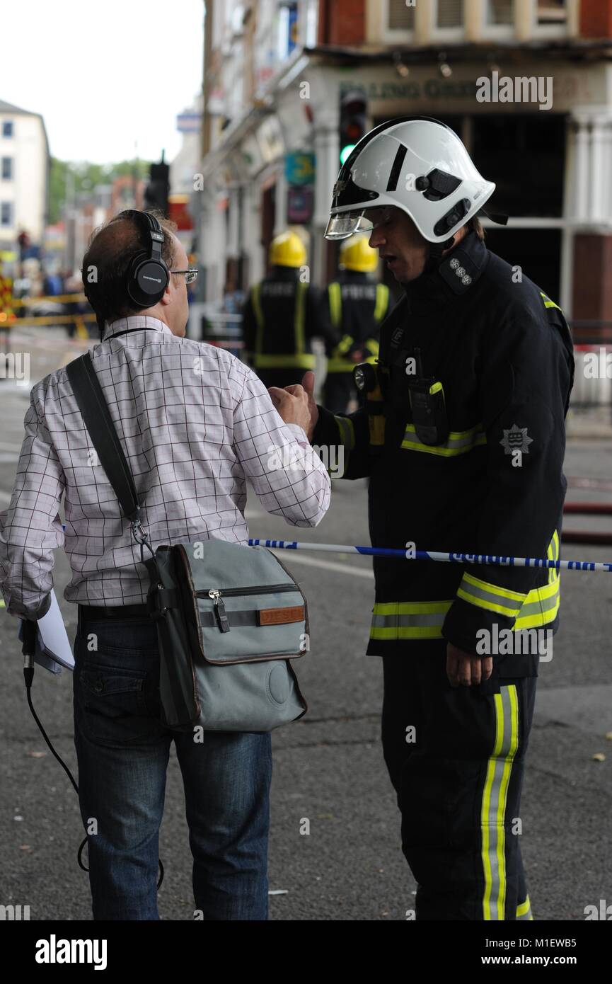 London Riots, the aftermath Stock Photo - Alamy
