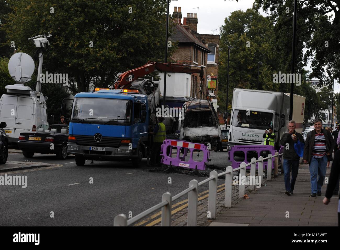 London Riots, the aftermath Stock Photo - Alamy