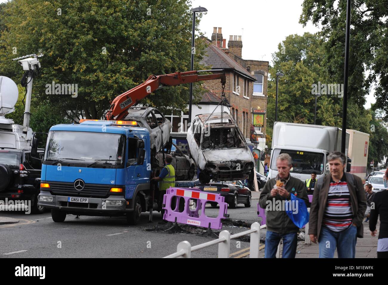 London Riots, the aftermath Stock Photo - Alamy