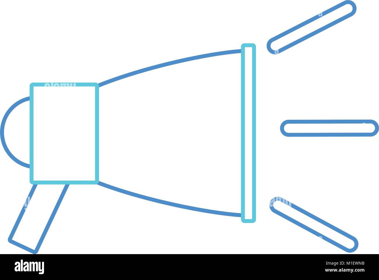Isolated megaphone design Stock Vector Image & Art - Alamy